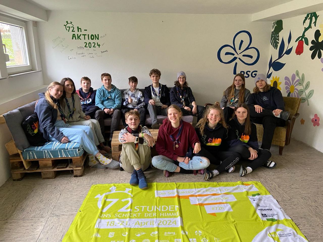 72-Stunden-Aktion - "Uns schickt der Himmel!" – Pfadfinderinnenschaft St. Georg